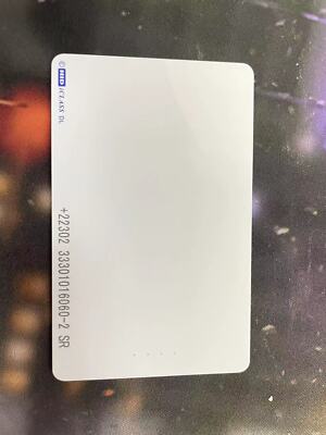 HID ICLASS 2000 DP/DL Card PVC Proximity Access Card ISO CARD HID-2000 ...