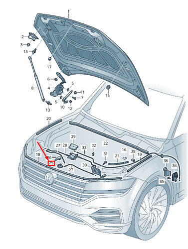 VW TOUAREG CR Release Element 760823529A NEW GENUINE | eBay