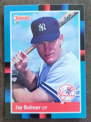 1988 Donruss #545 Jay Buhner ROOKIE RC NM New York Yankees | eBay