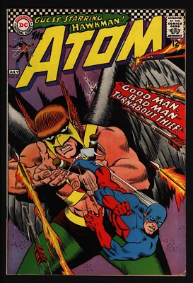 * ATOM #31 (1967) DC Comics Gil Kane Art! Hawkman Crossover VF 8.0 ...