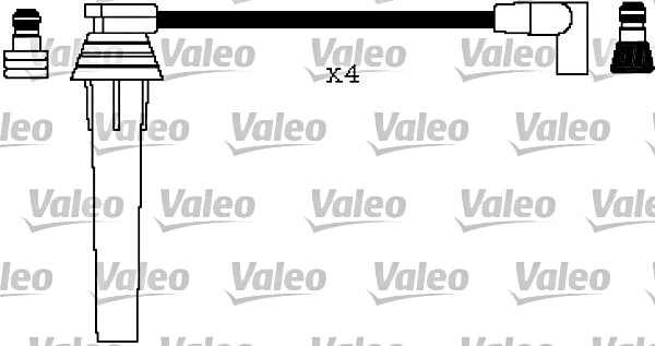 VALEO Ignition Cable Kit For MERCEDES A208 A209 C208 C209 C215 C219 ...