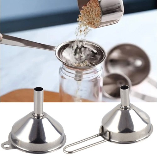 Kitchen Tool Stainless Steel Funnel Strainer For Filling Bottles Jars ...