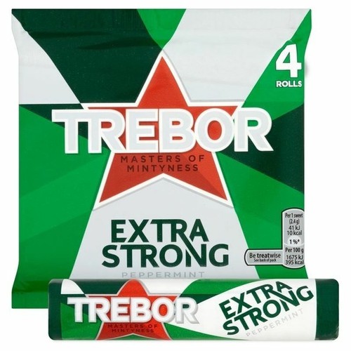 Trebor Extra Strong Peppermint Mints 4 x 41g 721865752872 | eBay