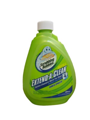 New Scrubbing Bubbles Extend-A-Clean Power Sprayer Cleaner Refill 25 fl ...
