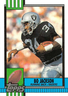 1990 Topps BO JACKSON Raiders Football Card #285 Nice BB6 | eBay