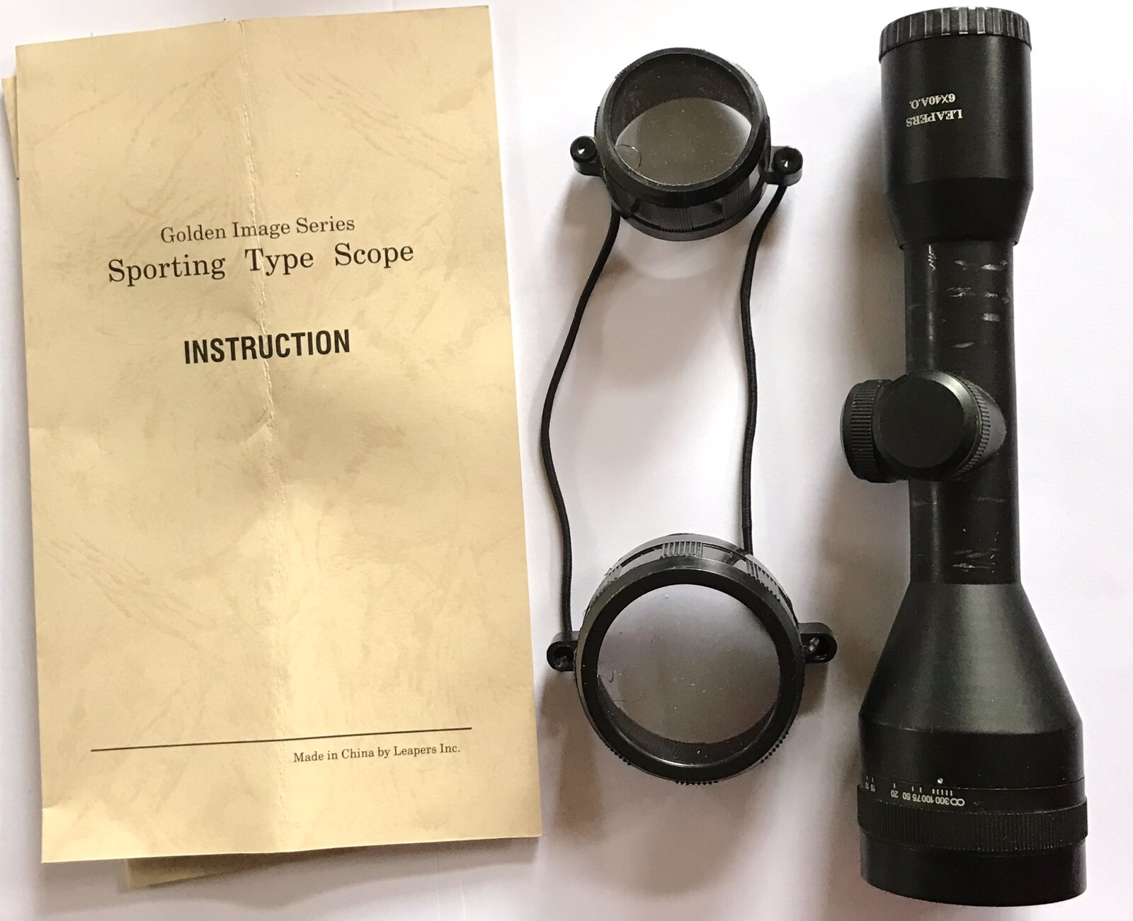 LEAPERS 6x40mm 6x40 AO Adjustable Objective scope GOLDEN IMAGE Mini ...
