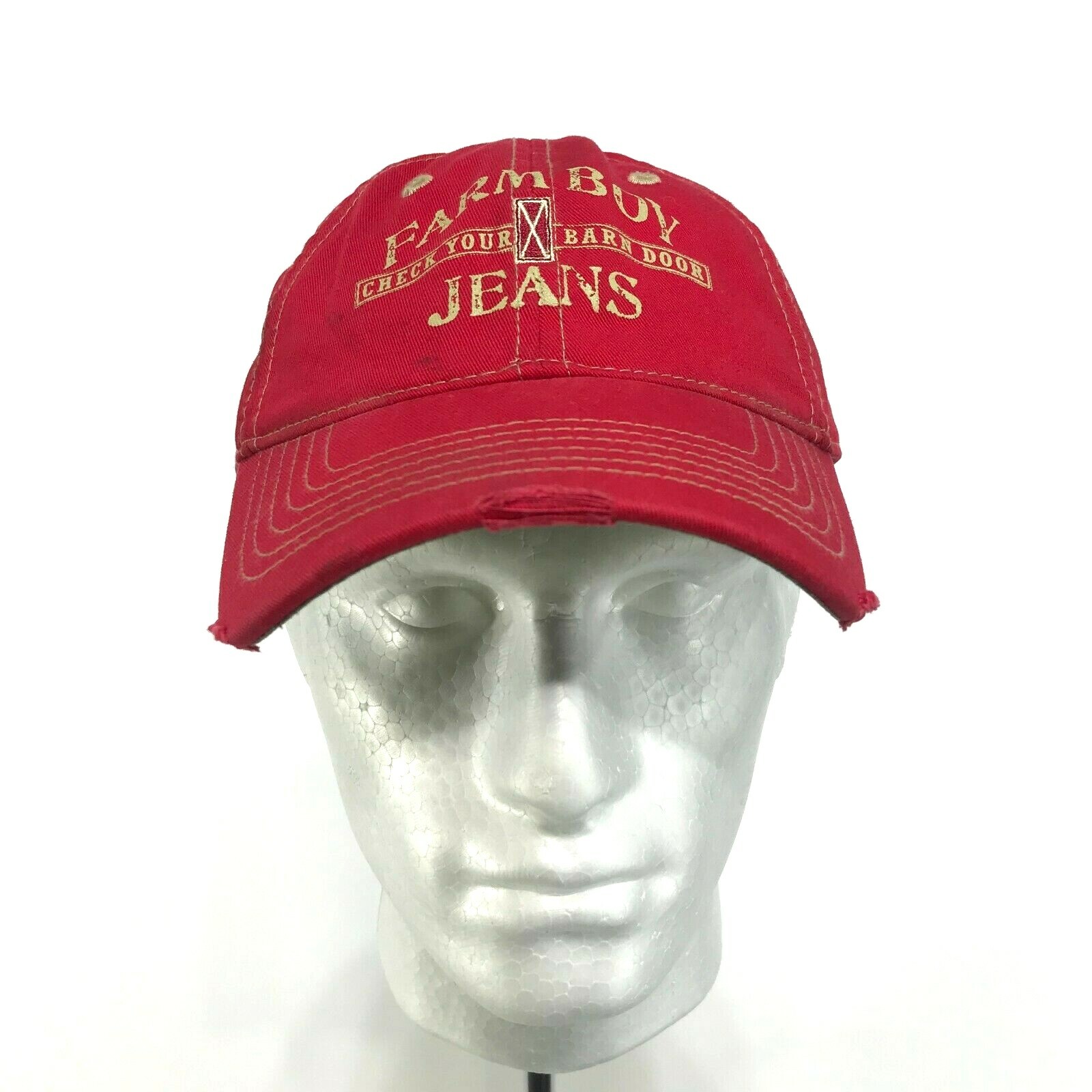 Farmboy Check Your Barn Door Jeans Baseball Cap Hat M… - Gem