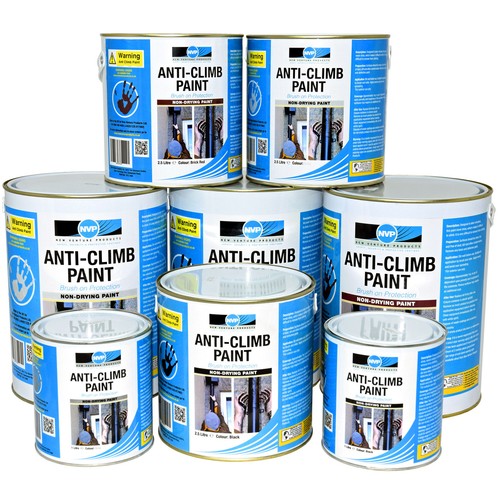 Anti Climb Security Paint, Anti Vandal & Burglar. Sizes 1, 2.5, 5 & 20 ...