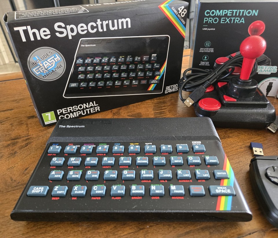 The Spectrum – Iconic ZX Spectrum Retro Gaming Console ultimate bundle ...