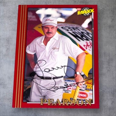 Larry Pearson KELLOGGS 1992 RED MAXX #41 VINTAGE NASCAR autographed ...