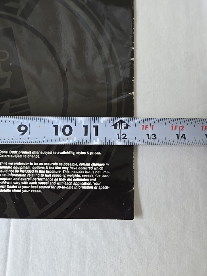 1995 Donzi Boat offshore Brochure The Donzi Legend RARE | eBay