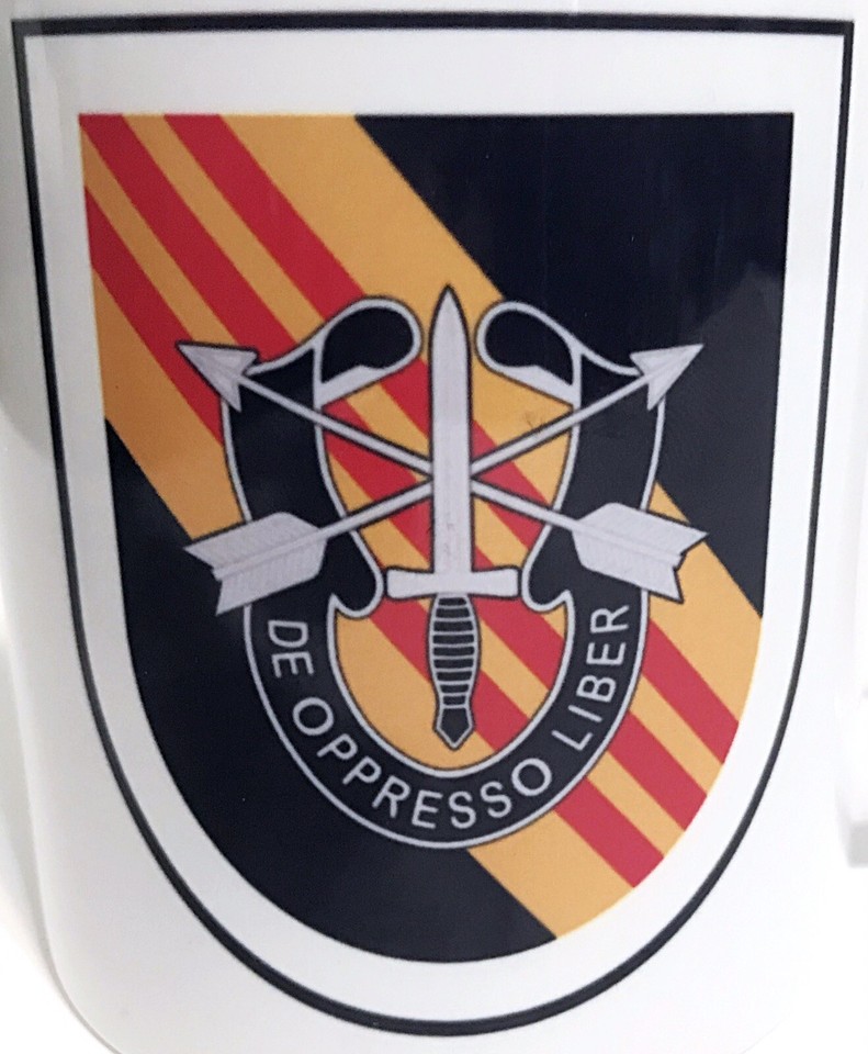 US Army Special Forces DE OPPRESSO LIBER Motto Coffee Mug Military ...