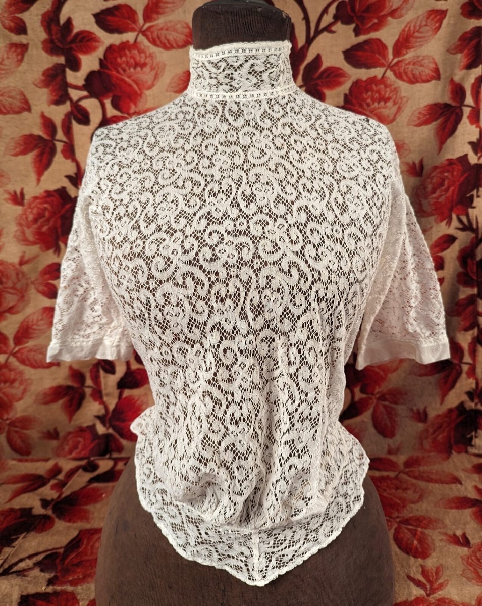 Victorian High Collar Blouse Pattern GORGEOUS Victorian French High