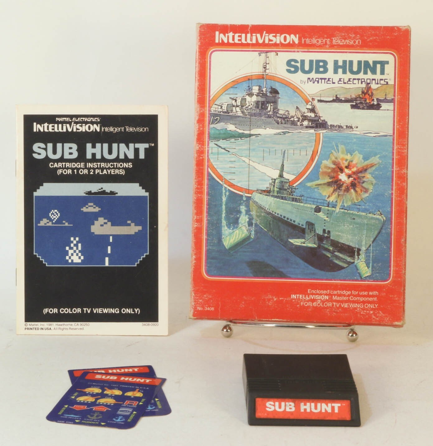 Vintage Boxed Intellivision Game Sub Hunt Tested & Working | eBay