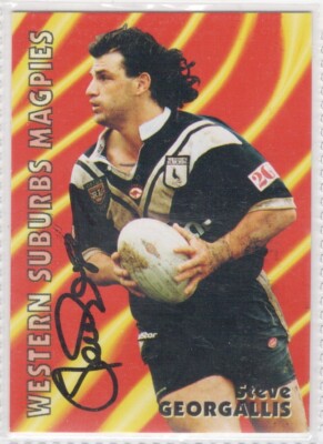 🔥 1997 DYNAMIC SIGNED CARD STEVE GEORGALLIS #67 🔥 | eBay Australia
