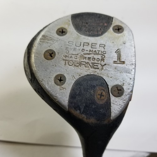 RARE MACGREGOR TOURNEY SUPER EYE-O-MATIC PERSIMMON DRIVER | eBay