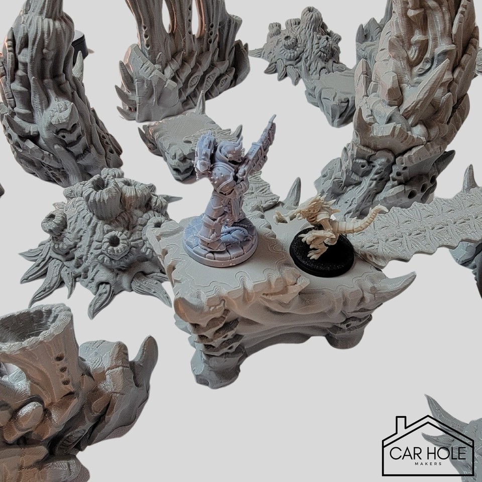 The Hive Kill Team Set - 3D Printed Alien Terrain for 28mm Sci-Fi Wargaming | eBay