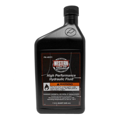 Genuine Original Western Hydraulic Fluid Snow Plow Oil 49311 Quart ...