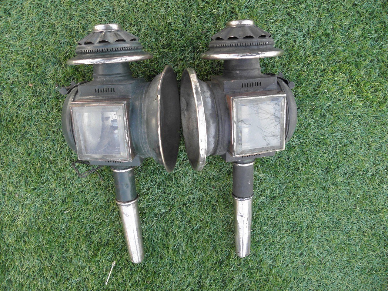 Vintage antique Ornate Coach Lantern Lamp Brass Outdoor Sconces ...