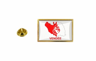 pins pin badge pin's drapeau pays carte vendee vendeen departement | eBay