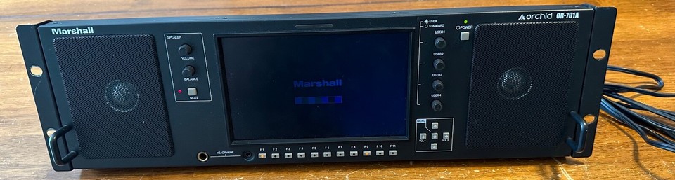 Marshall OR-701A 7" Dual Input Audio &Video LCD Monitor Waveform Vector ...