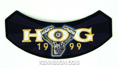 1999 Harley Owners Group HOG Rocker Patch | eBay