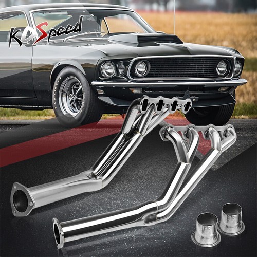 260/289/302 TRI-Y STAINLESS STEEL HEADER EXHAUST 64-70 FORD MUSTANG ...