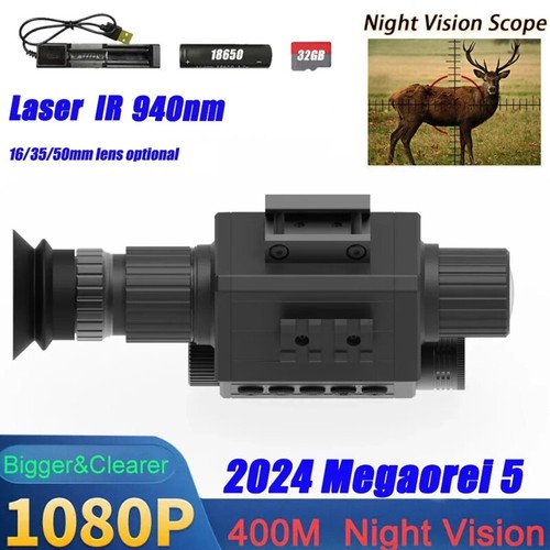 Night Vision PRO Infrared Rifle Scope Hunting Sight 940nm IR HD Camera ...