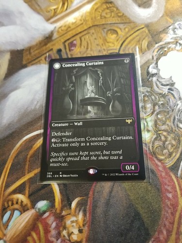 Concealing Curtains MTG Innistrad: Double Feature - Pack Fresh - | eBay