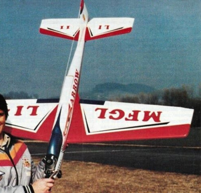 Arrow 60 Pattern Plane 63" Wingspan RC Model Airplane Printed Plans ...