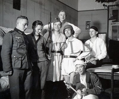 German Soldiers funny pose in barracks 8"x 10" World War II WW2 Photo ...