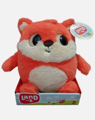 Land of B. Plush Fox Fluffy Doos - Dash (Orange) | eBay