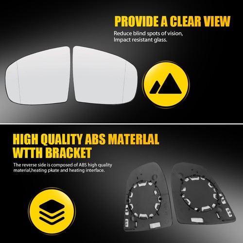 For Bmw X5 X6 E70 E70 E72 Left Side Right Door Wing Mirror Glass Heated ...