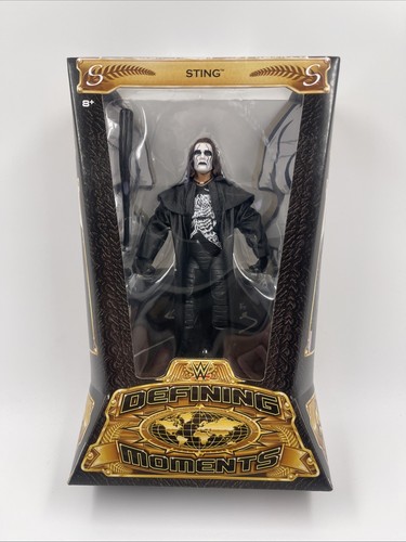WWE Defining Moments Sting Crow Style Elite Collection Wrestling Figure ...