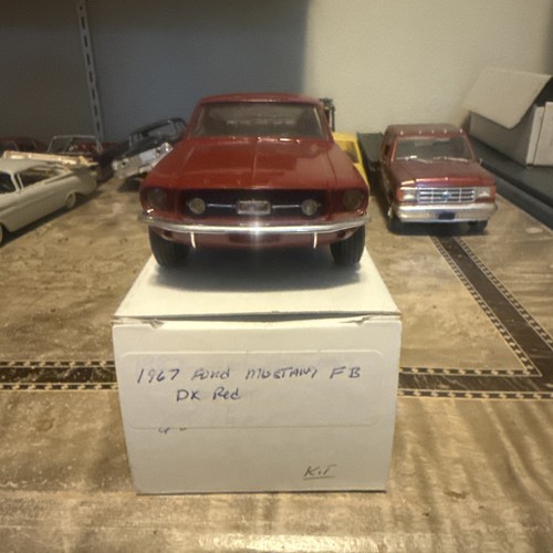 1967 Ford Mustang FB dark red model car | eBay