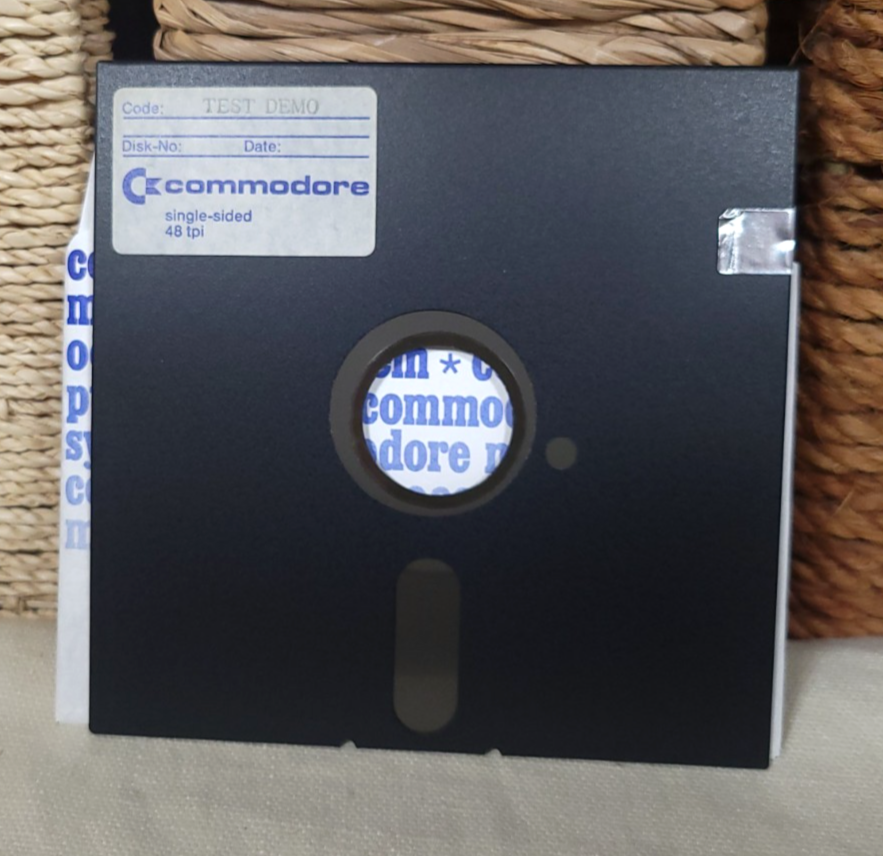 Commodore 64 Test Demo Disk Drive Diagnostics C64 Single Sided 48 TPI ...