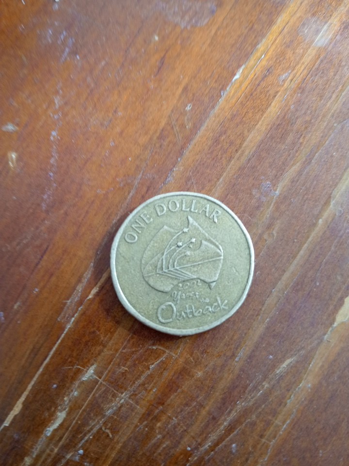 Rare Miss Shaped 2002 $1 ONE DOLLAR COIN - YEAR OF THE OUTBACK, Rare ...