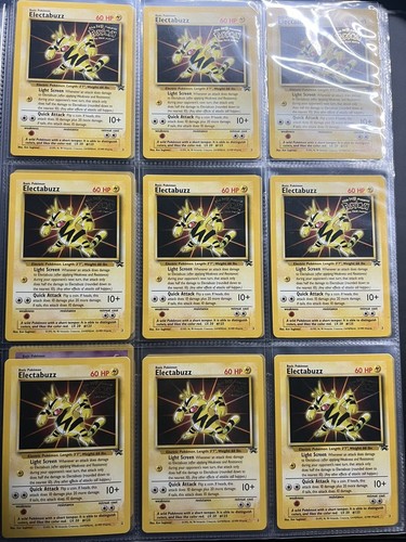 9x Electabuzz Promo Pokemon Card SAME/NEXT DAY SHIPPING | eBay Australia