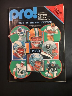 Pro! Magazine NFL Dallas Cowboys Edition - Four The Hall Of Fame | eBay