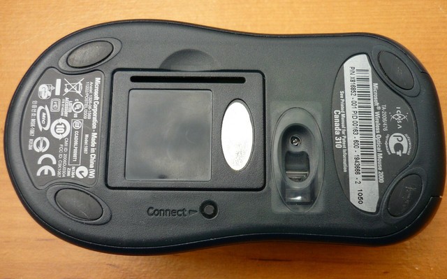 Microsoft 1067 Wireless Optical Mouse 2000 Black No Receiver for sale ...