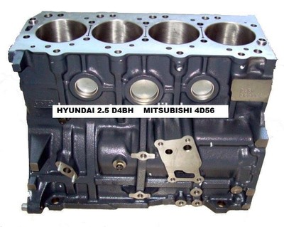 Engine block turbo diesel 2.5 hyundai kia mitsubishi d4bh h1 4d56 ...
