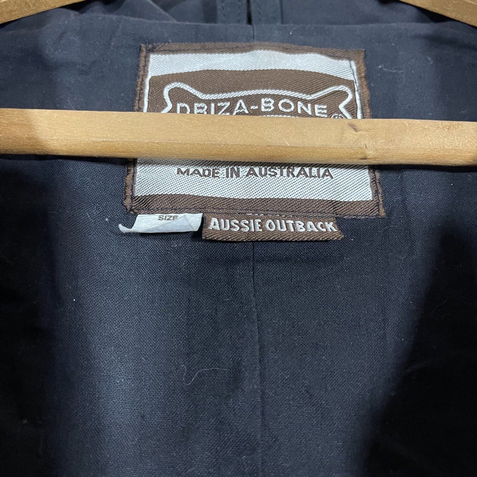 Driza Bone Aussie Outback Jacket Oilskin Brown Used S… - Gem