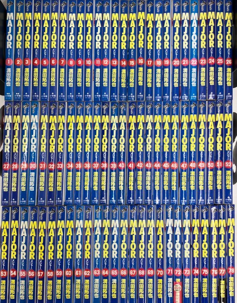 Major Vol. 1-78 Set Manga Comics Takuya Mitsuda Japanese version | eBay