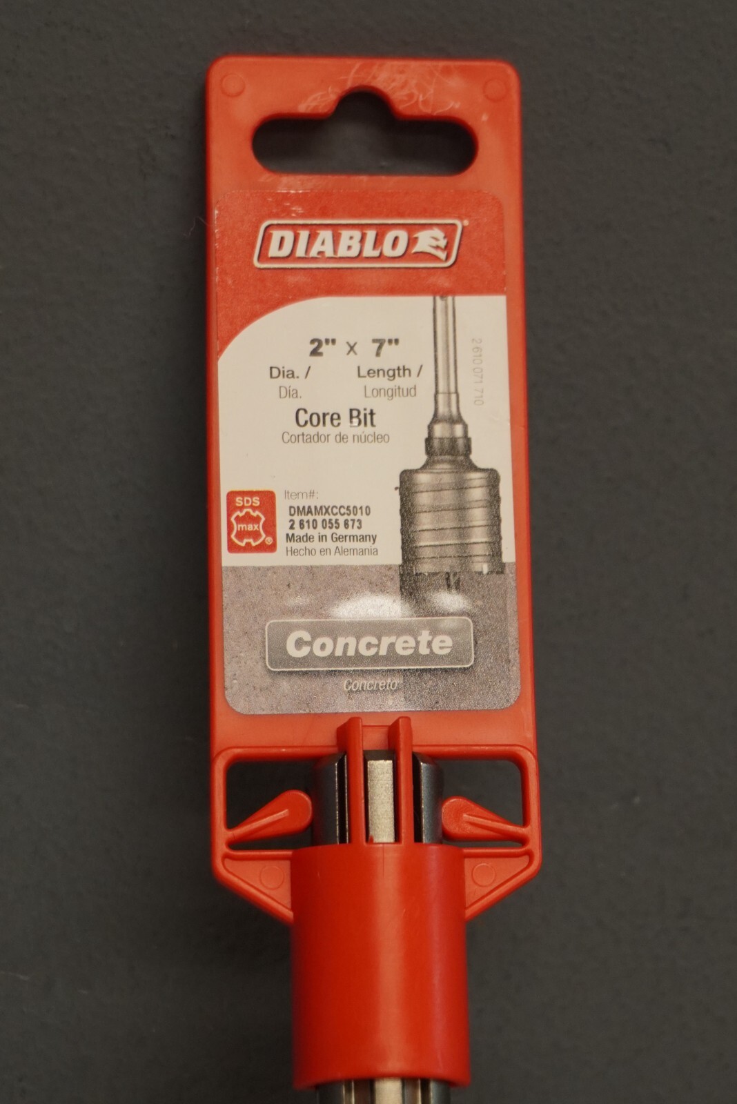 NEW Diablo 2" x 7" Core Drill Bit For Concrete - SDS Max - DMAMXCC5010 ...