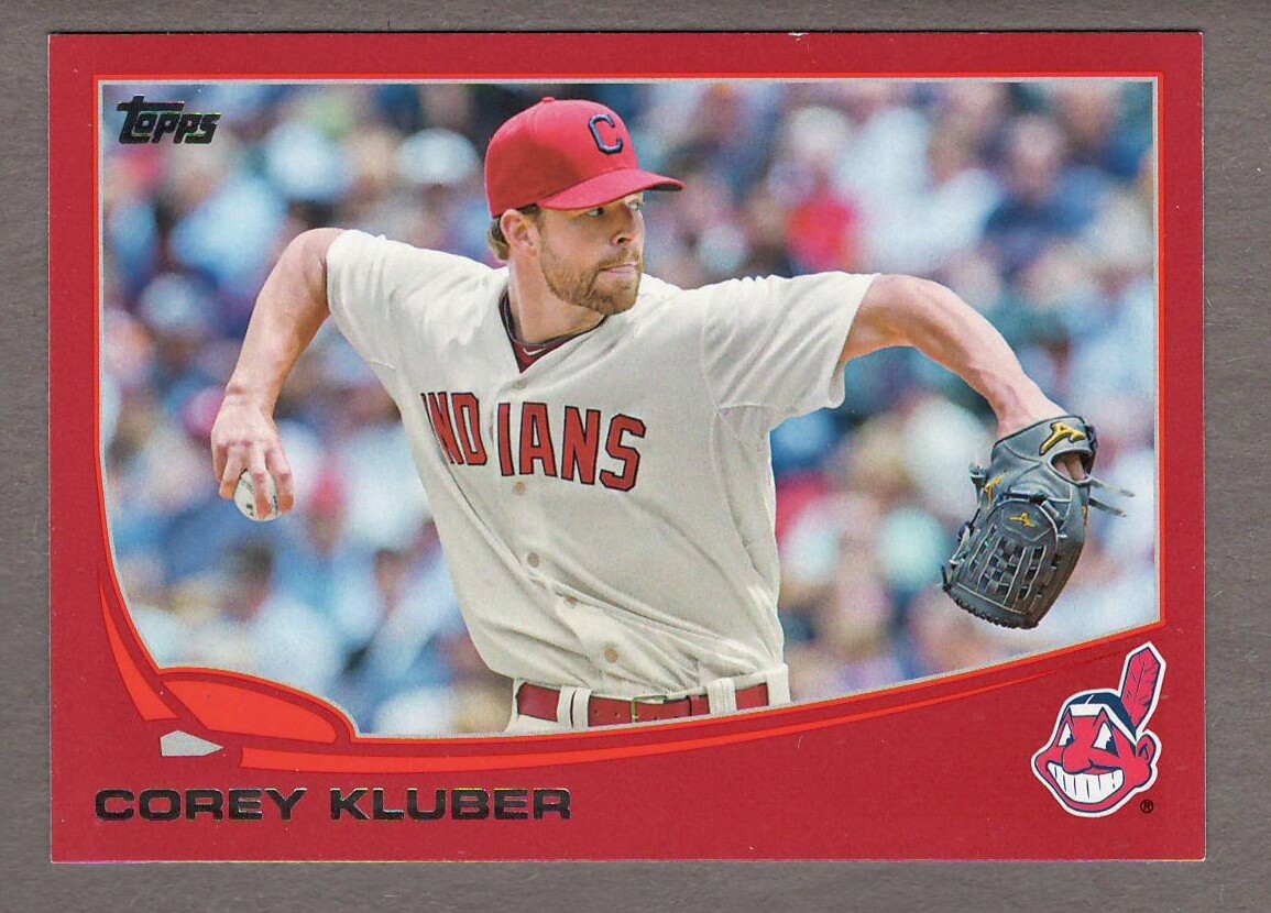 COREY KLUBER 2013 Topps Update TARGET RED BORDER #US105 NO Rookie Card ...