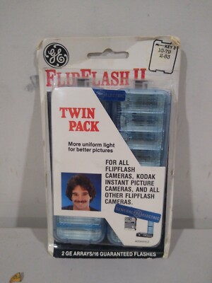 GE Flip Flash II Twin Pack NOS New Old Stock 2 Arrays 16 Flashes ...