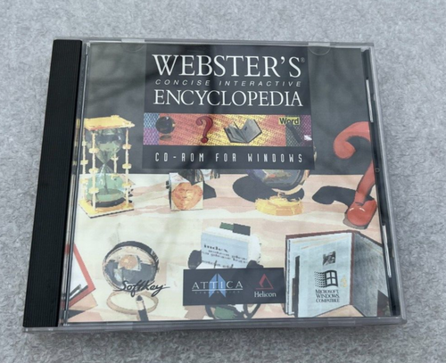 Webster’s Encyclopedia PC CD Rom 772040746230| eBay