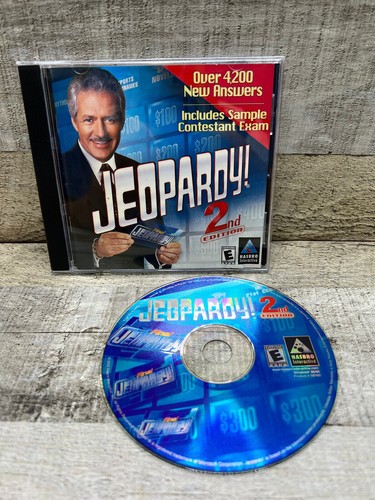 Jeopardy! 2nd Edition CD-ROM Only PC Game 2000 Hasbro Windows 95/98 ...