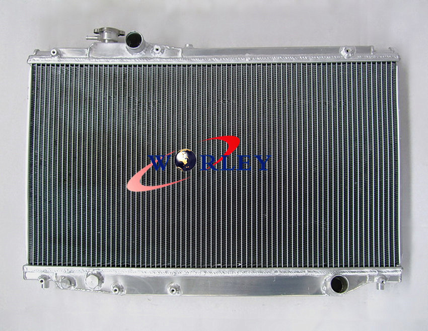 FOR Toyota Supra radiator JZA80 1993-1998 turbo MT aluminum radiator 93 ...