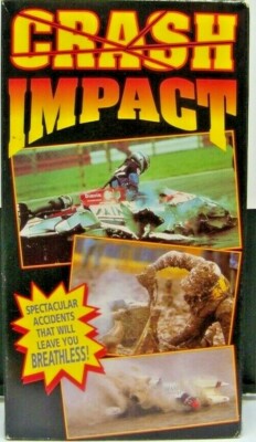 CRASH IMPACT (2 VHS Set 1991) POWERSPORTS VIDEO Crashes MAYHEM Very ...